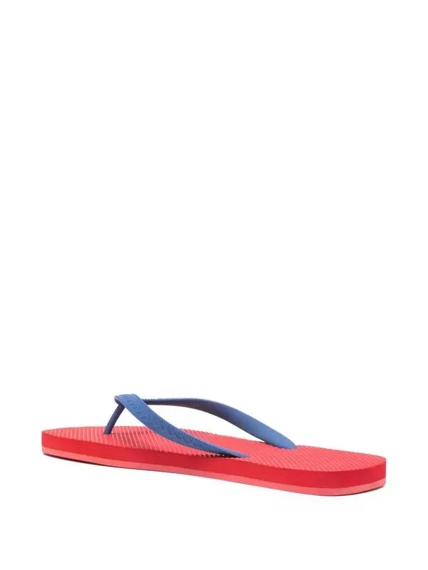 Dsquared2 Logo Embossed Flip-flops - Red