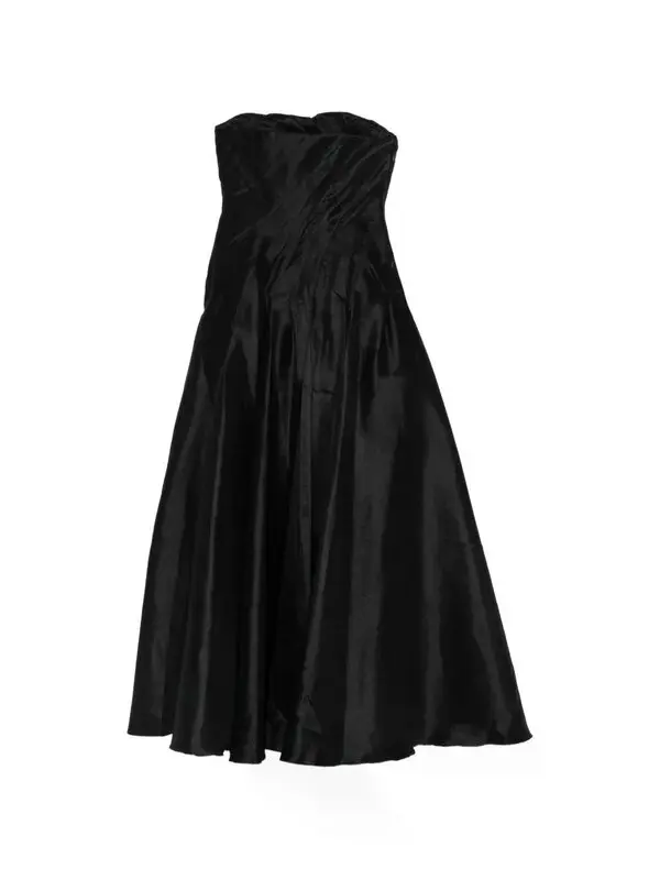 Acler Strapless Rosette Midi Dress