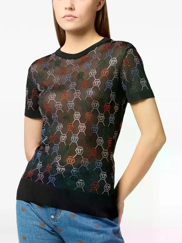 Philipp Plein Monogram Knit T-shirt