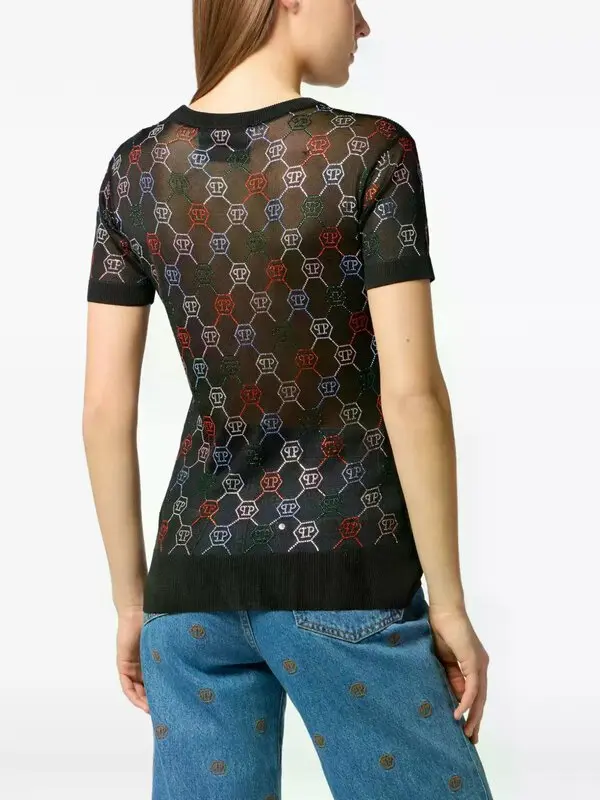 Philipp Plein Monogram Knit T-shirt