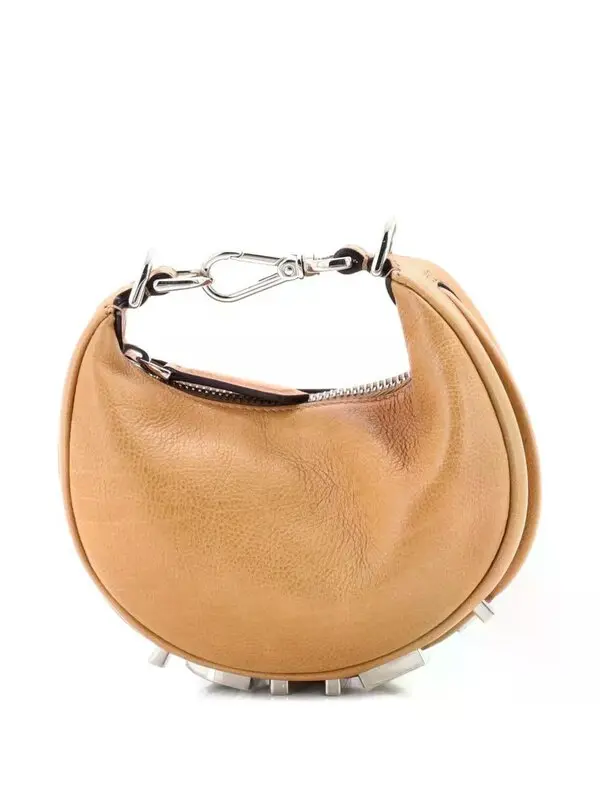 Fendi Leather Nano Bag - Neutrals