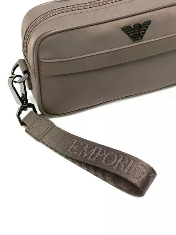 Emporio Armani Logo Strap Wash Bag
