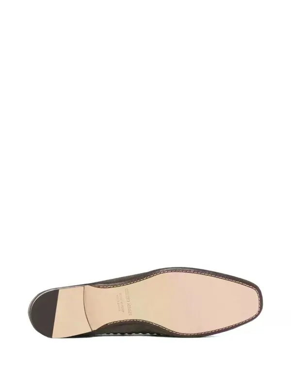 Giorgio Armani Slip-on Braided Loafers