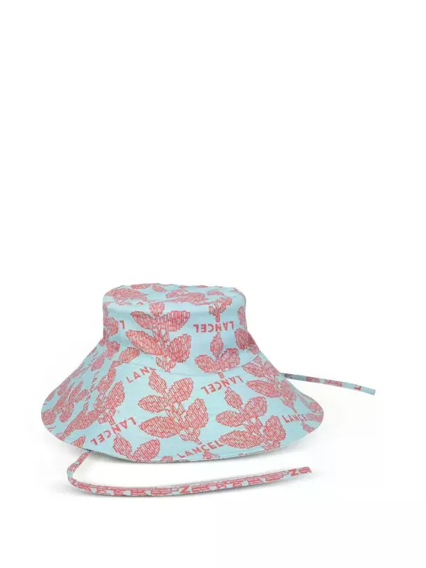 LANCEL Bucket Hat With Floral Print