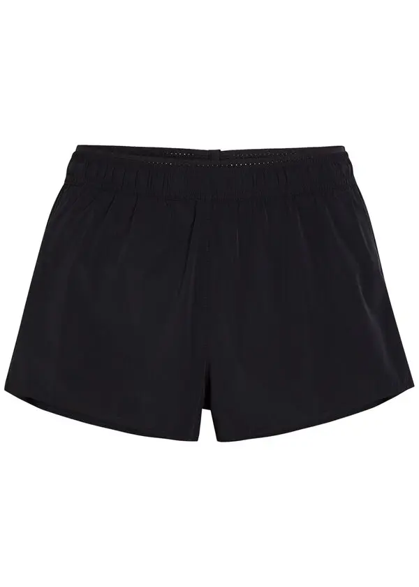 LITERARY SPORT Dori Stretch-jersey Shorts - Black