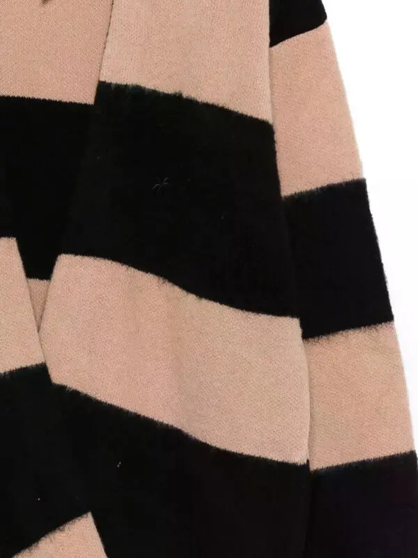 N°21 Striped Open-front Cardigan