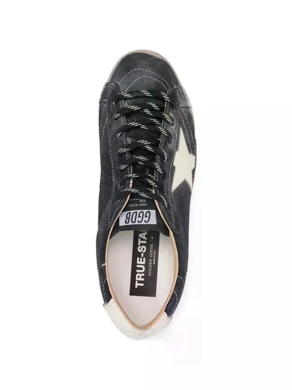 GOLDEN GOOSE True Star Suede Sneakers - Blue