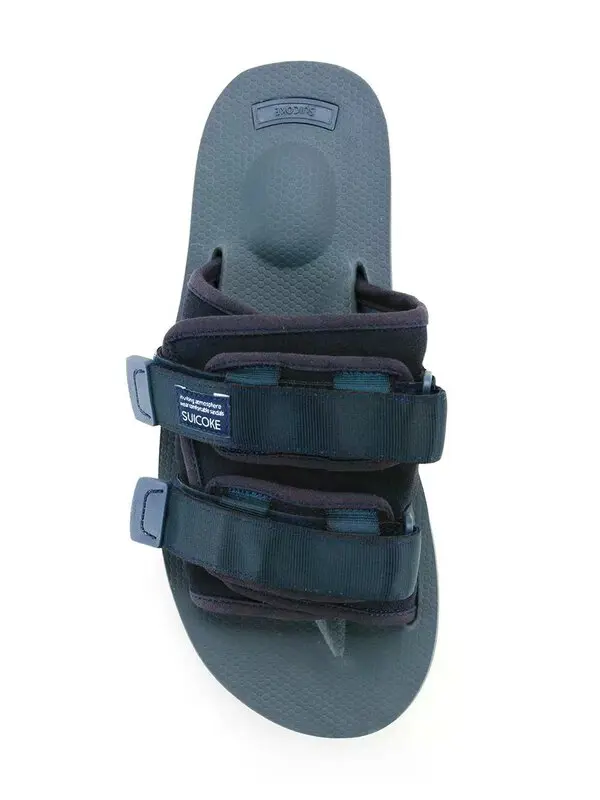 Suicoke Touch-strap Slide Sandals - Blue