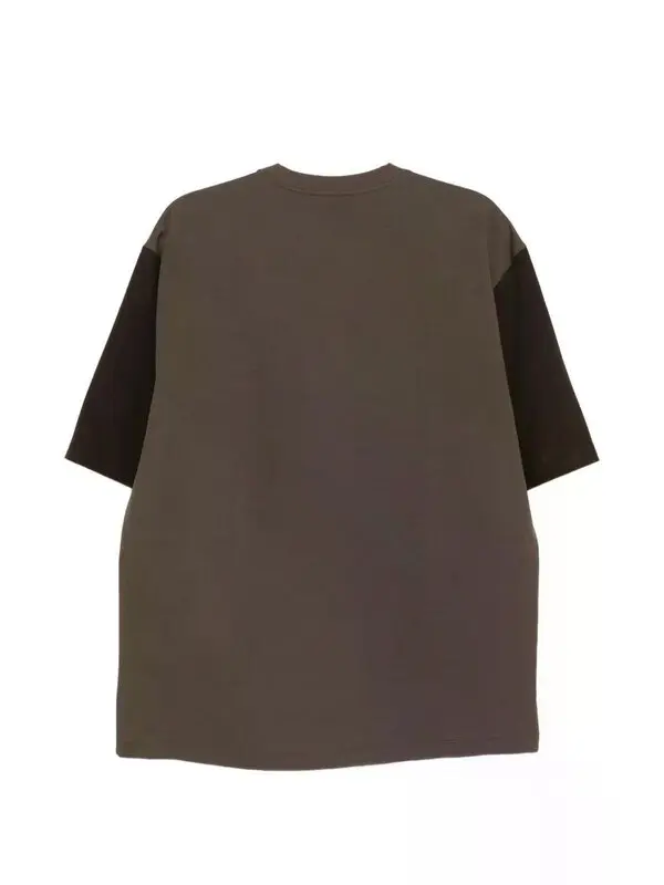 CROQUIS Colour-block T-shirt - Brown