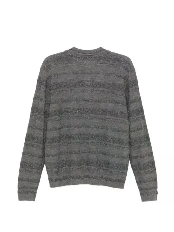 JNBY Striped Knit Polo Shirt