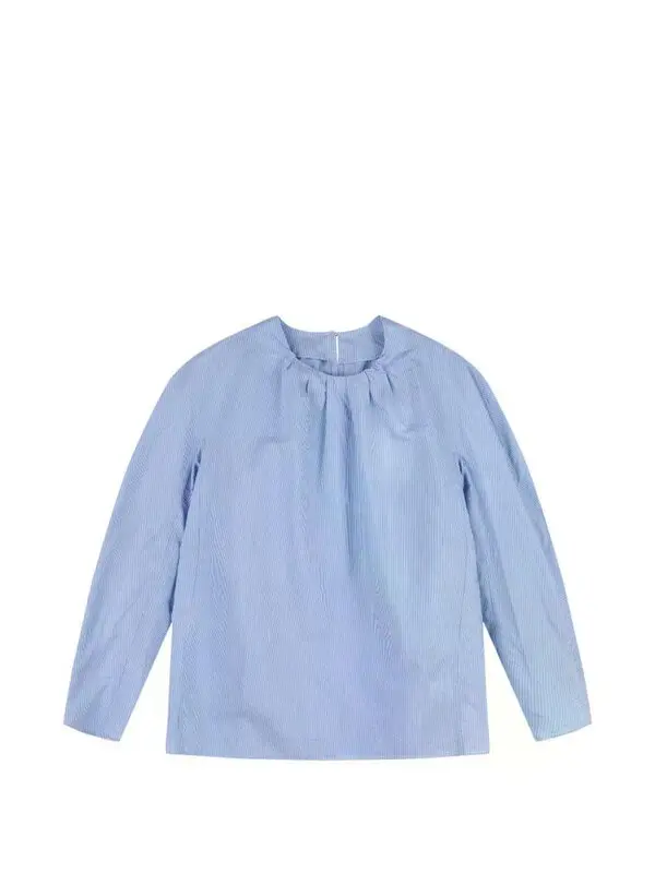 JNBY Striped Long-sleeved Top - Blue