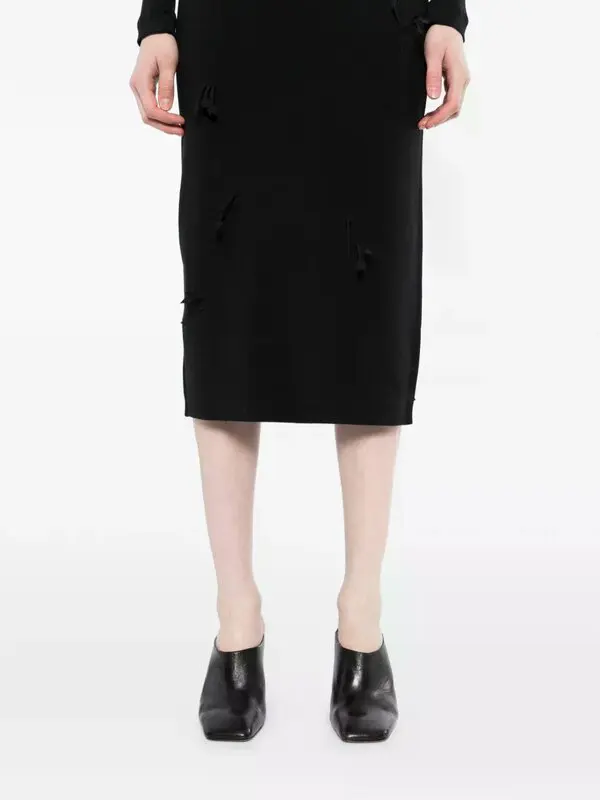 JNBY Arrow Embellished Midi Skirt