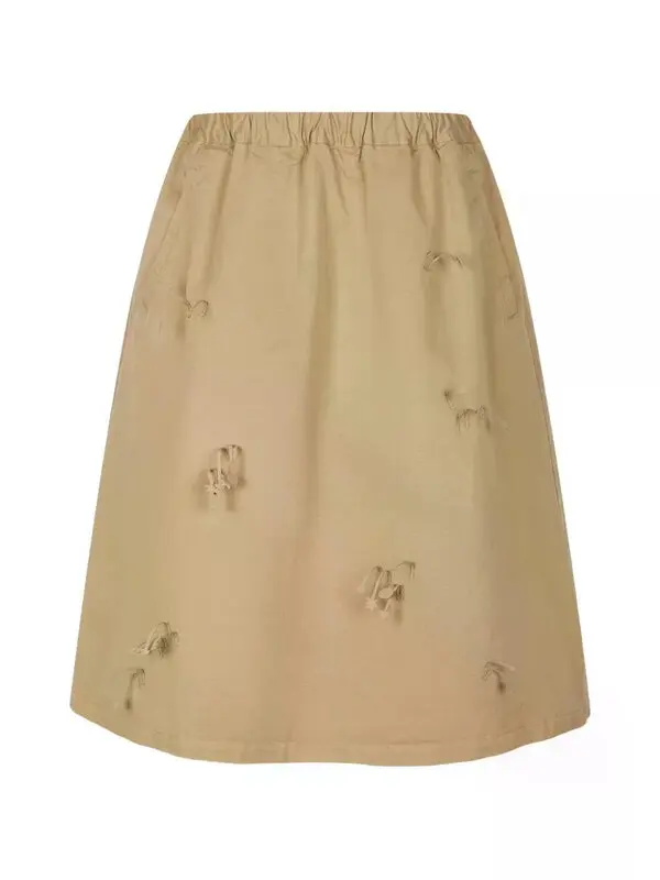 JNBY Appliqué Midi Skirt - Neutrals