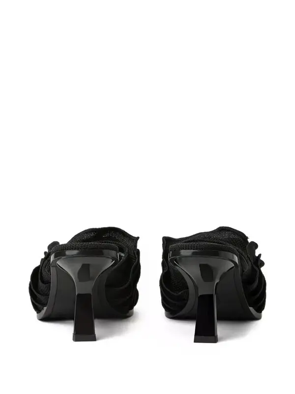 Karl Lagerfeld Karmel Hessian Sandals With Ruched Detailing