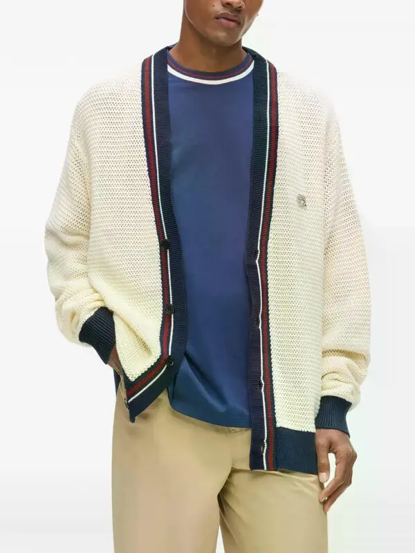 Karl Lagerfeld Ikon Structure Striped Cardigan