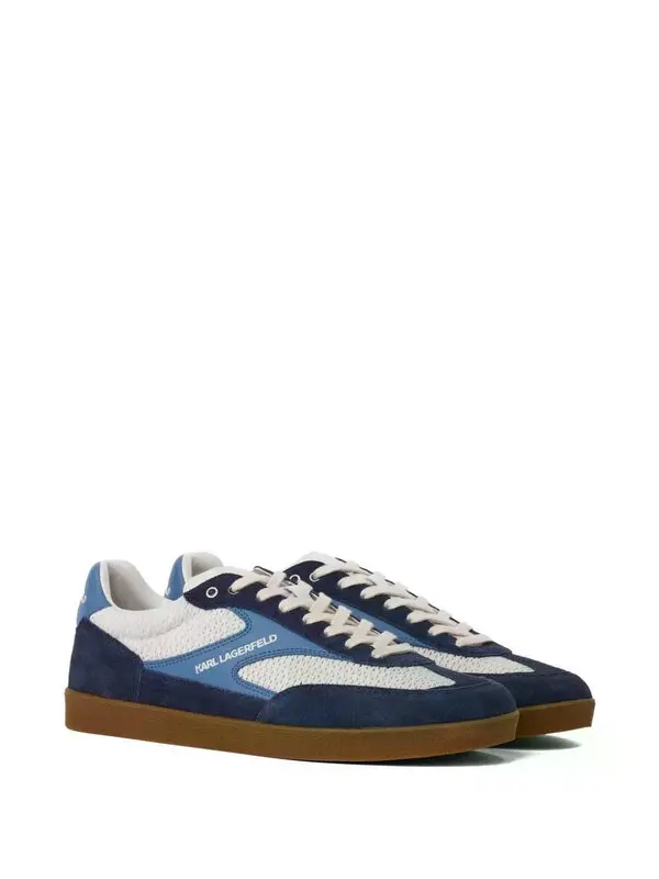 Karl Lagerfeld Kandidate Panelled Lace-up Sneakers - Blue