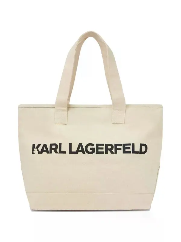 Karl Lagerfeld Large K/essential Logo Tote Bag - Neutrals