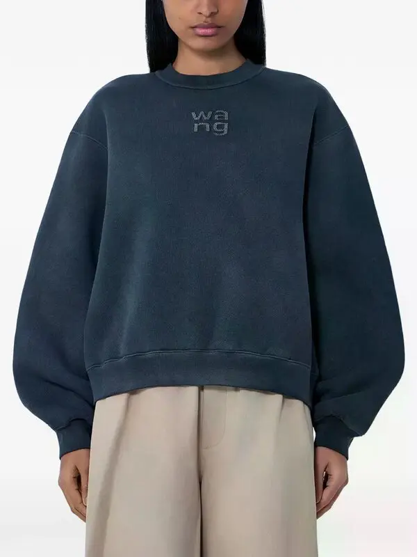 Alexander Wang Embroidered Logo Sweatshirt
