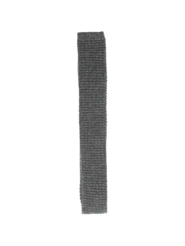 Canali Ribbed Tie - Grey