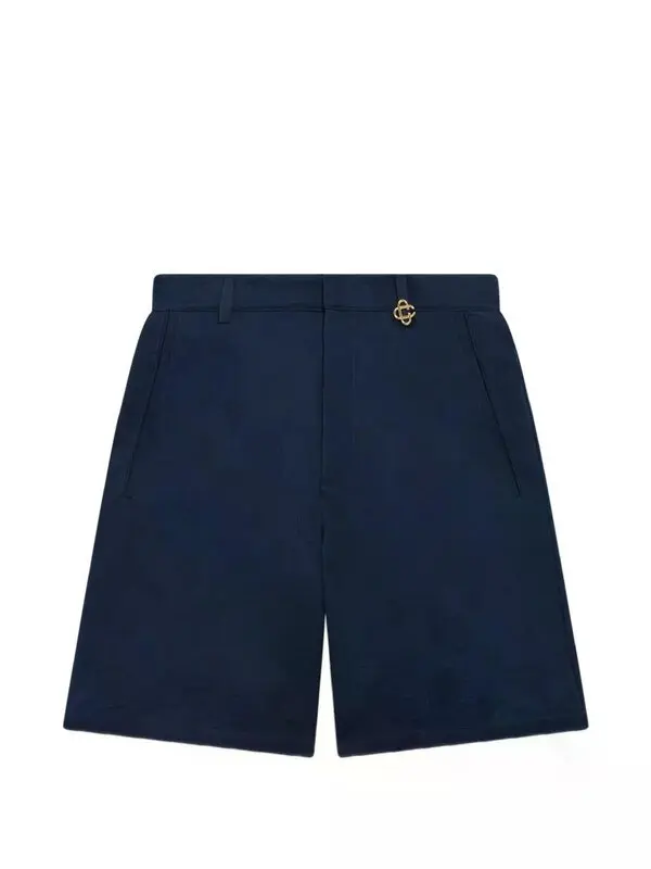 Casablanca Navy Logo Pattern Shorts - Grey