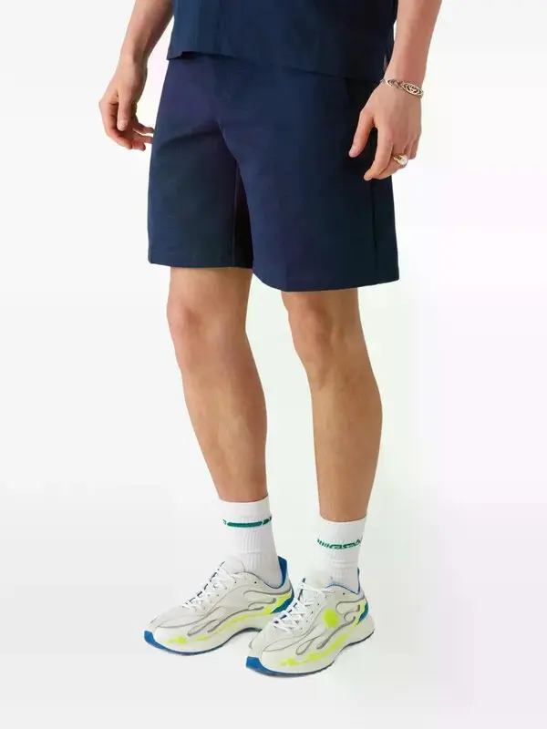 Casablanca Navy Logo Pattern Shorts