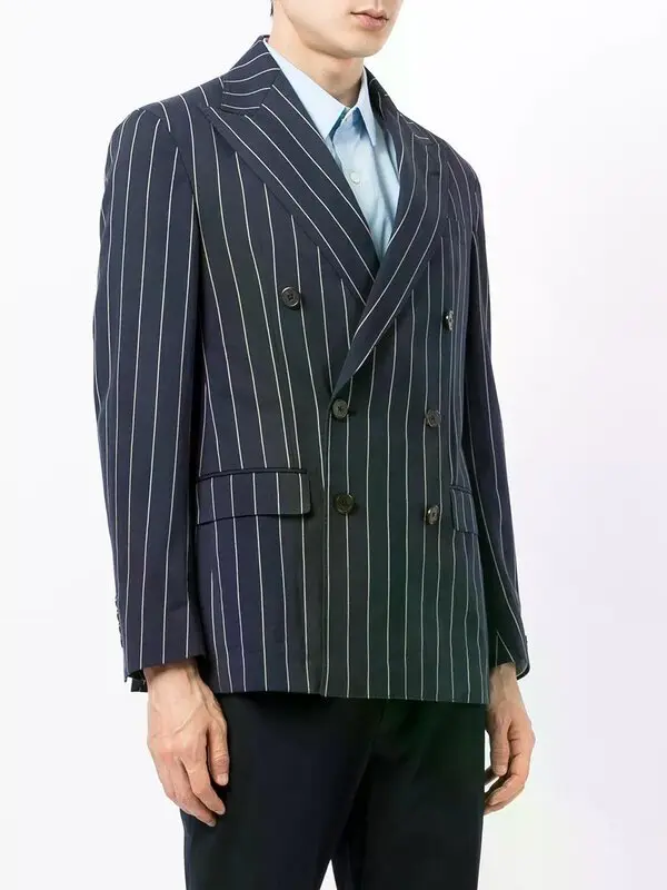 Polo Ralph Lauren Pinstriped Double-breasted Blazer