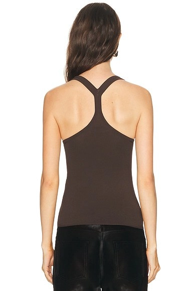 Brandon Maxwell Raven Knit Tank Top