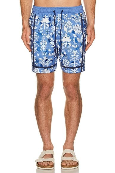 Agua Bendita Fredie Trunks - Blue