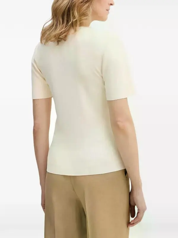 Karl Lagerfeld Short Sleeve T-shirt With Gold-tone Hardware