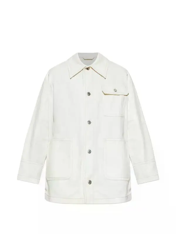 AMI Paris Shirt Jacket With Chest Pocket