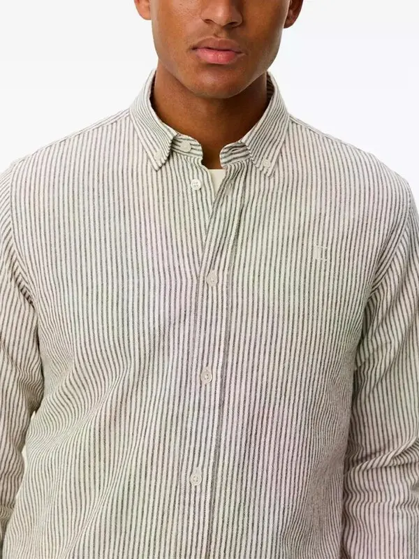 LES DEUX Konrad Striped Shirt