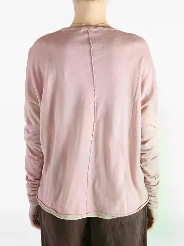 CASEY CASEY Long Sleeve Top With Layered Effect
