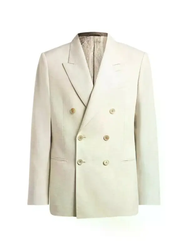 Etro Double-breasted Peak-lapels Blazer