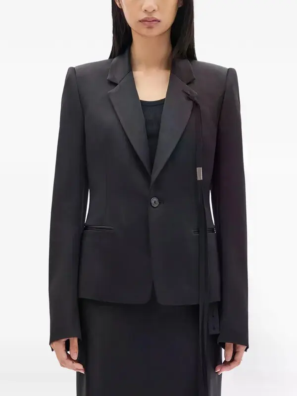 ANN DEMEULEMEESTER Blazer With Silver-tone Hardware