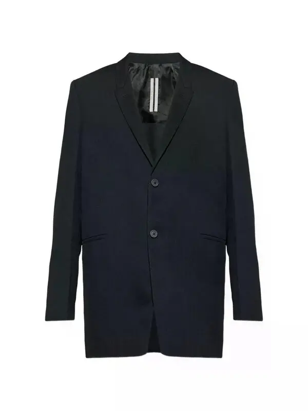 Rick Owens Single-breasted Blazer - Black