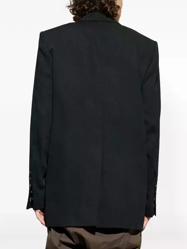 Rick Owens Single-breasted Blazer - Black