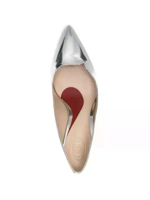 Liu Jo Tone Laminated Mirrored Pumps