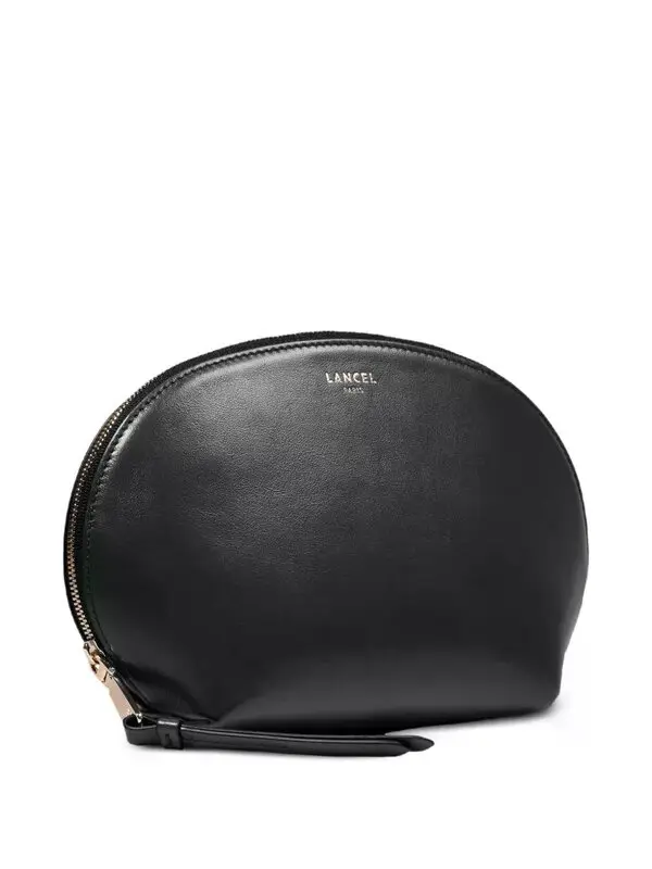 LANCEL Origami Zip Clutch Bag - Black