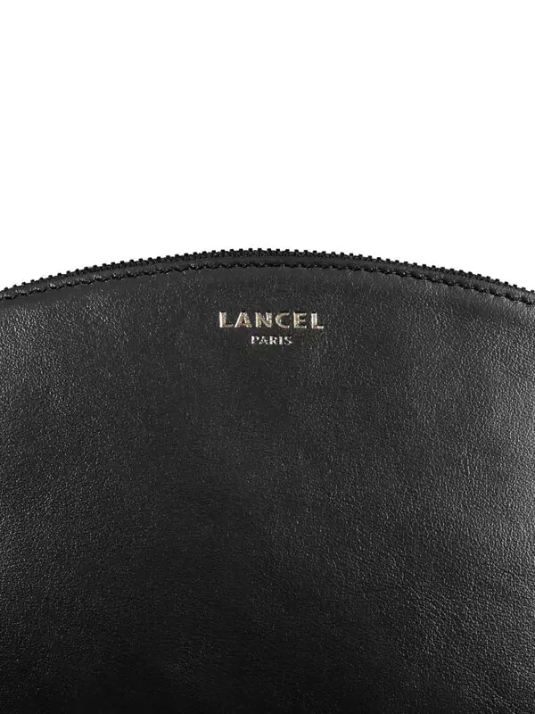 LANCEL Origami Zip Clutch Bag - Black