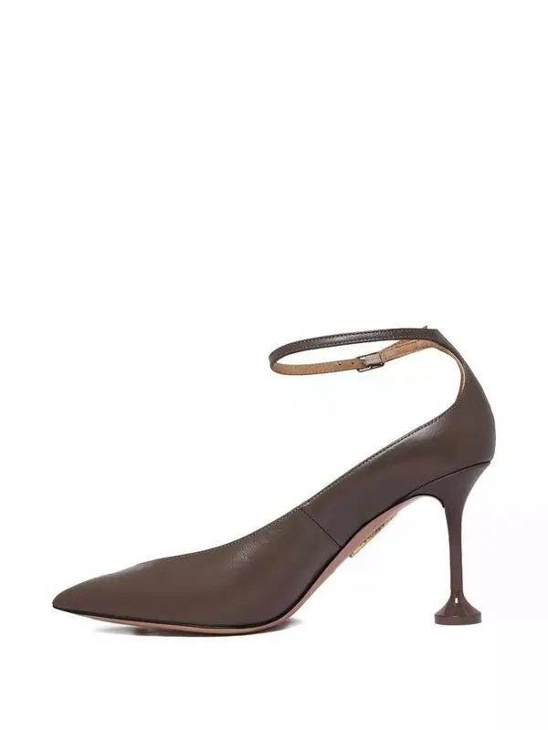 AQUAZZURA Le Noir Ankle-strap Pumps