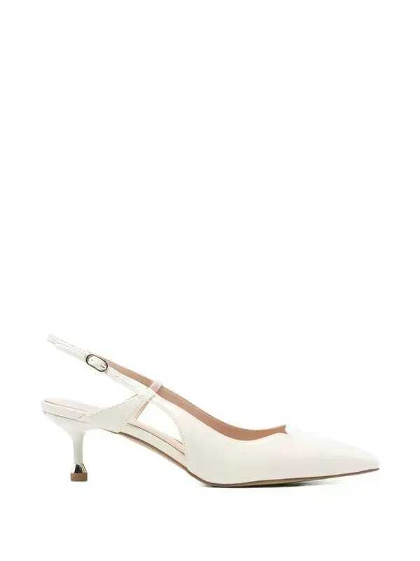 Liu Jo Patent Leather Slingback Pumps - Neutrals