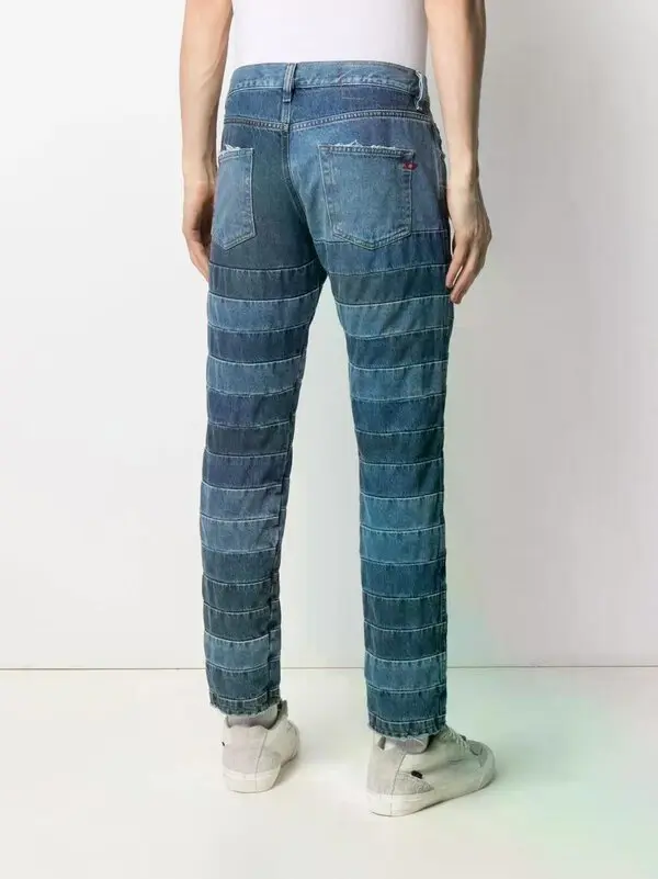 DIESEL® Slim D-strukt Panelled Jeans