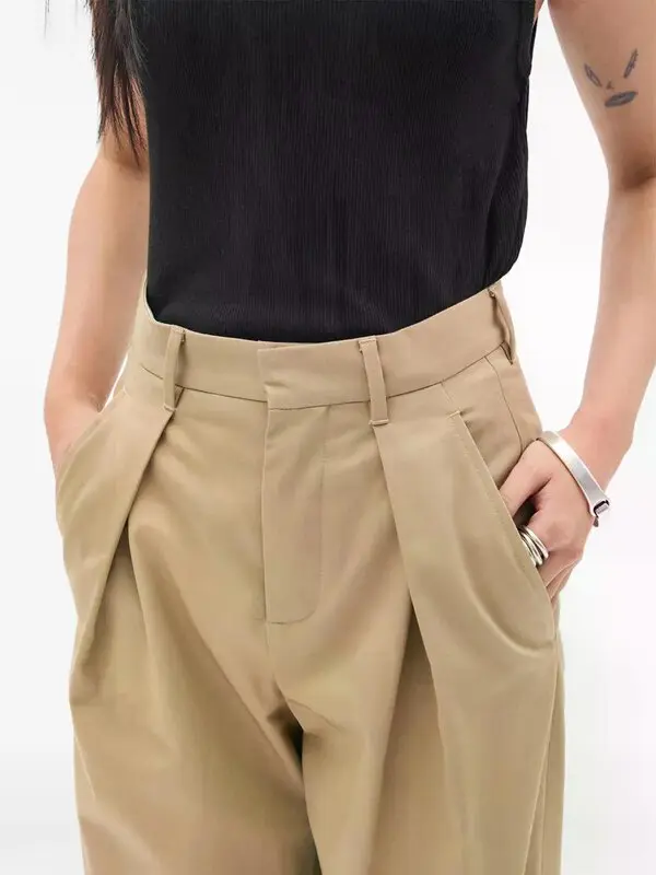 ANN DEMEULEMEESTER Pleated Wide-leg Trousers
