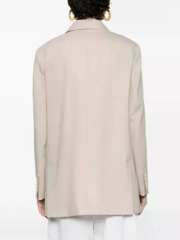 Max Mara Double-breasted Jacket - Neutrals