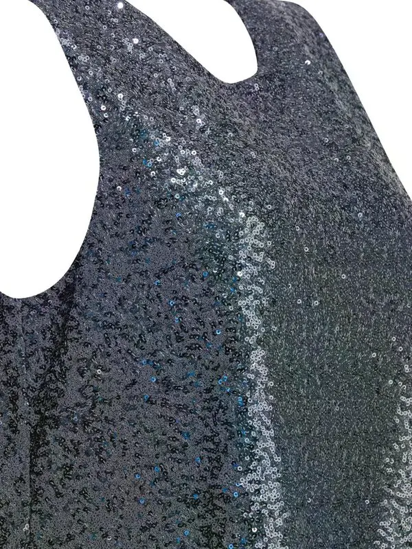 SEMPER Sequined Tie-detail Sleeveless Top