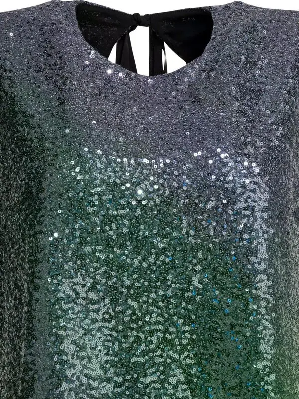 SEMPER Sequined Tie-detail Sleeveless Top