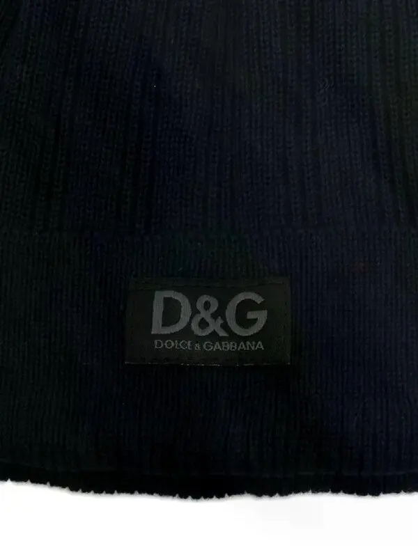 Dolce & Gabbana 2000s Logo Patch Beanie