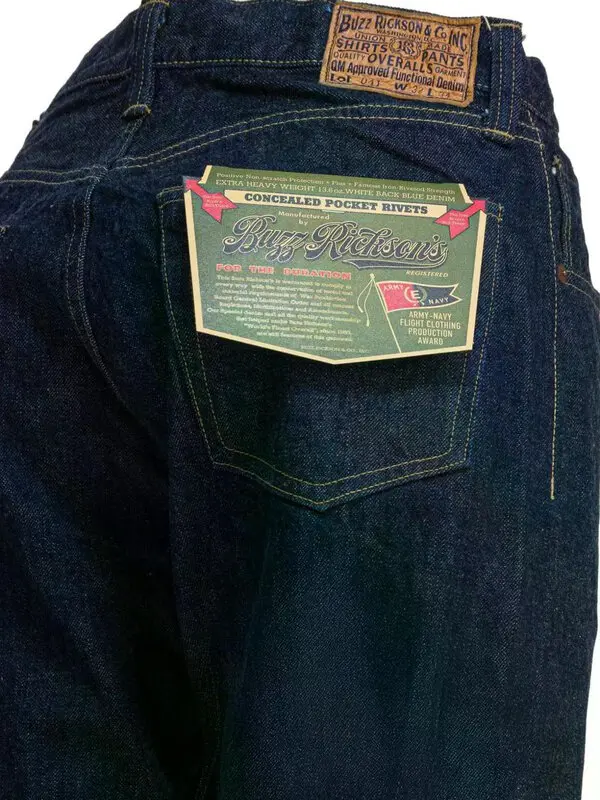 BUZZ RICKSON'S Five-pocket Jeans