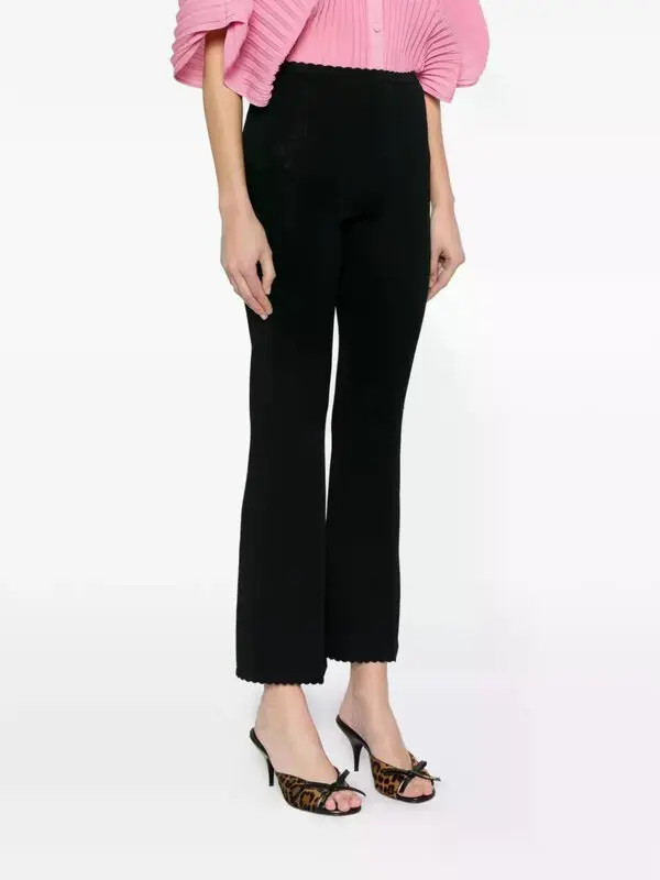 TWINSET Scalloped Trim Trousers
