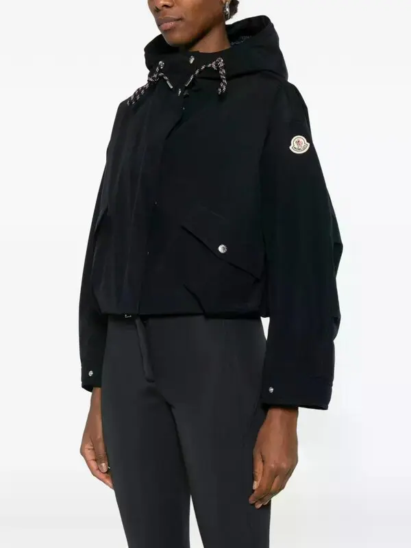 Moncler Eucalyptus Jacket With Drawstring Hood
